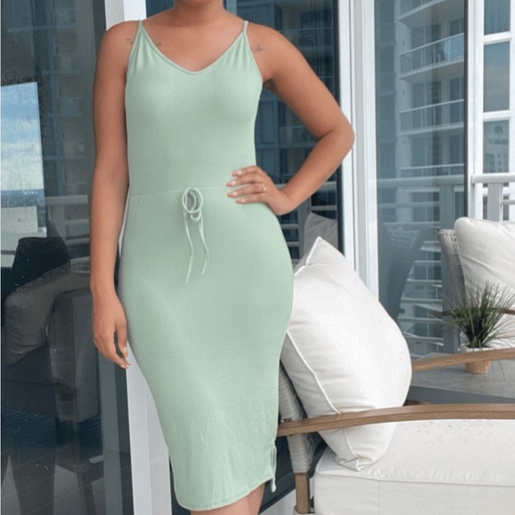 Dresses | Basic Summer Sage Midi Dress | Poshmark